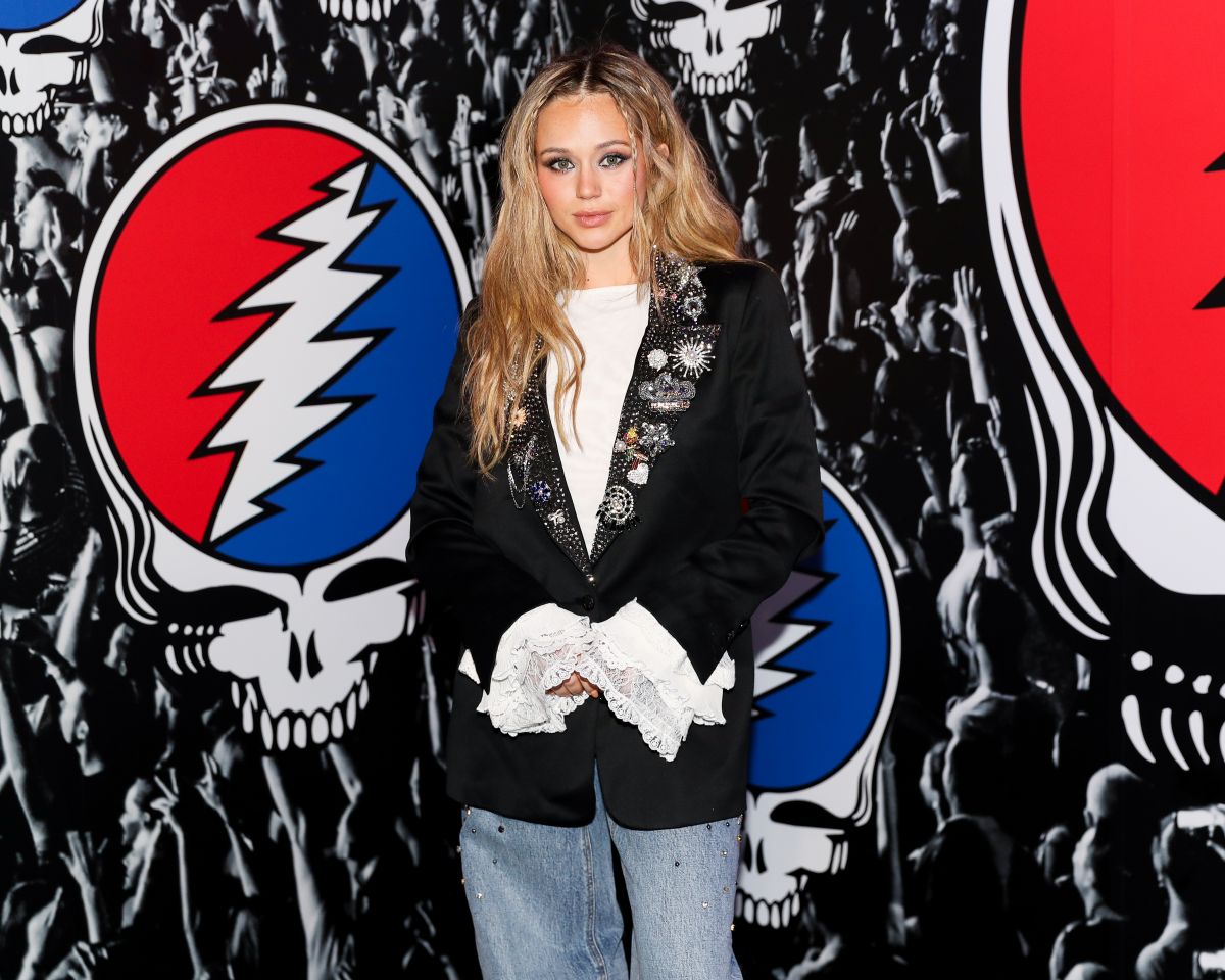 BREC BASSINGER at ALICE + OLIVIA X Grateful Dead Launch Party in New ...