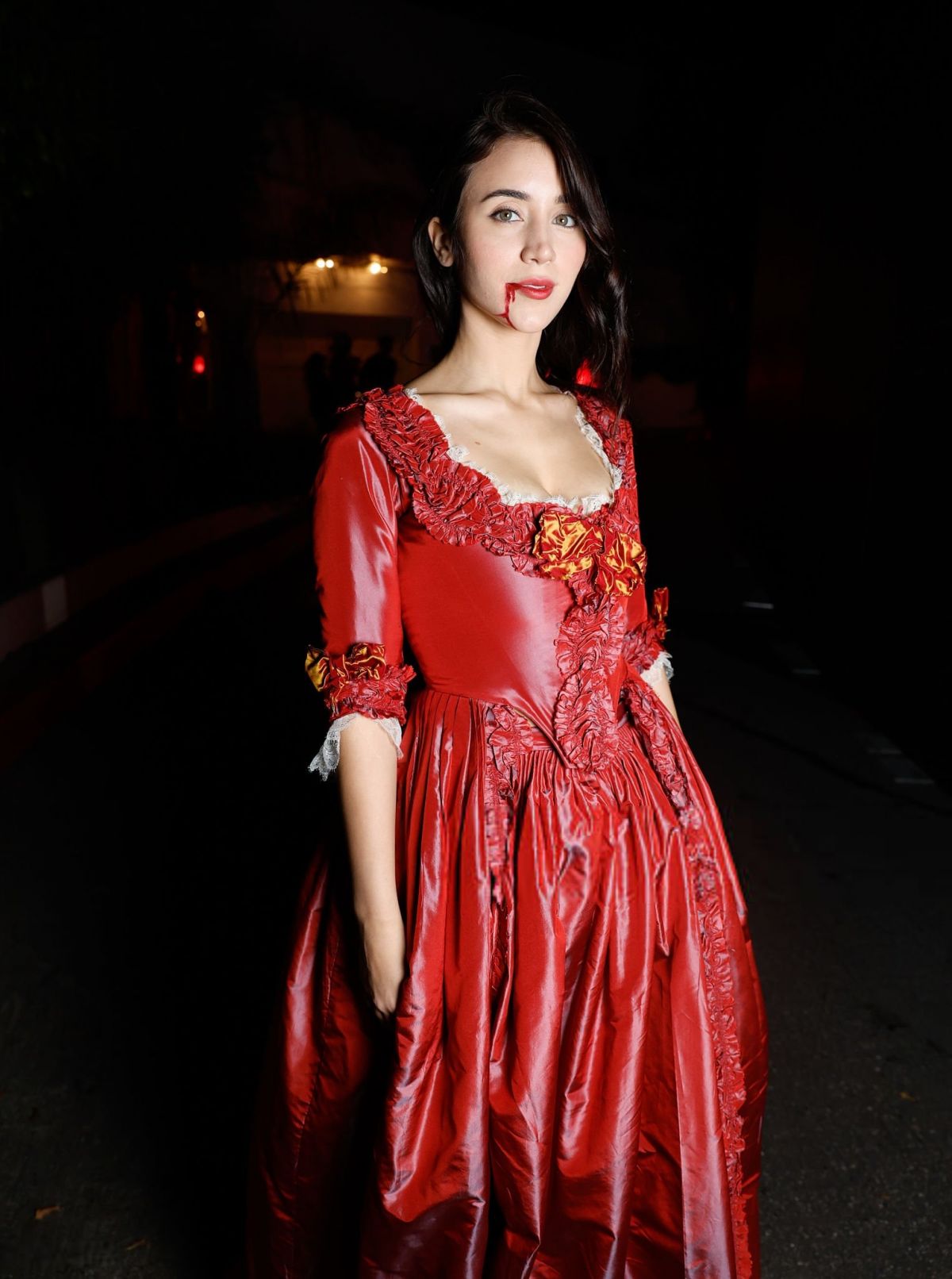 CAYLEE COWAN Arrives at Vas J Morgan’s Halloween Party in Los Angeles ...