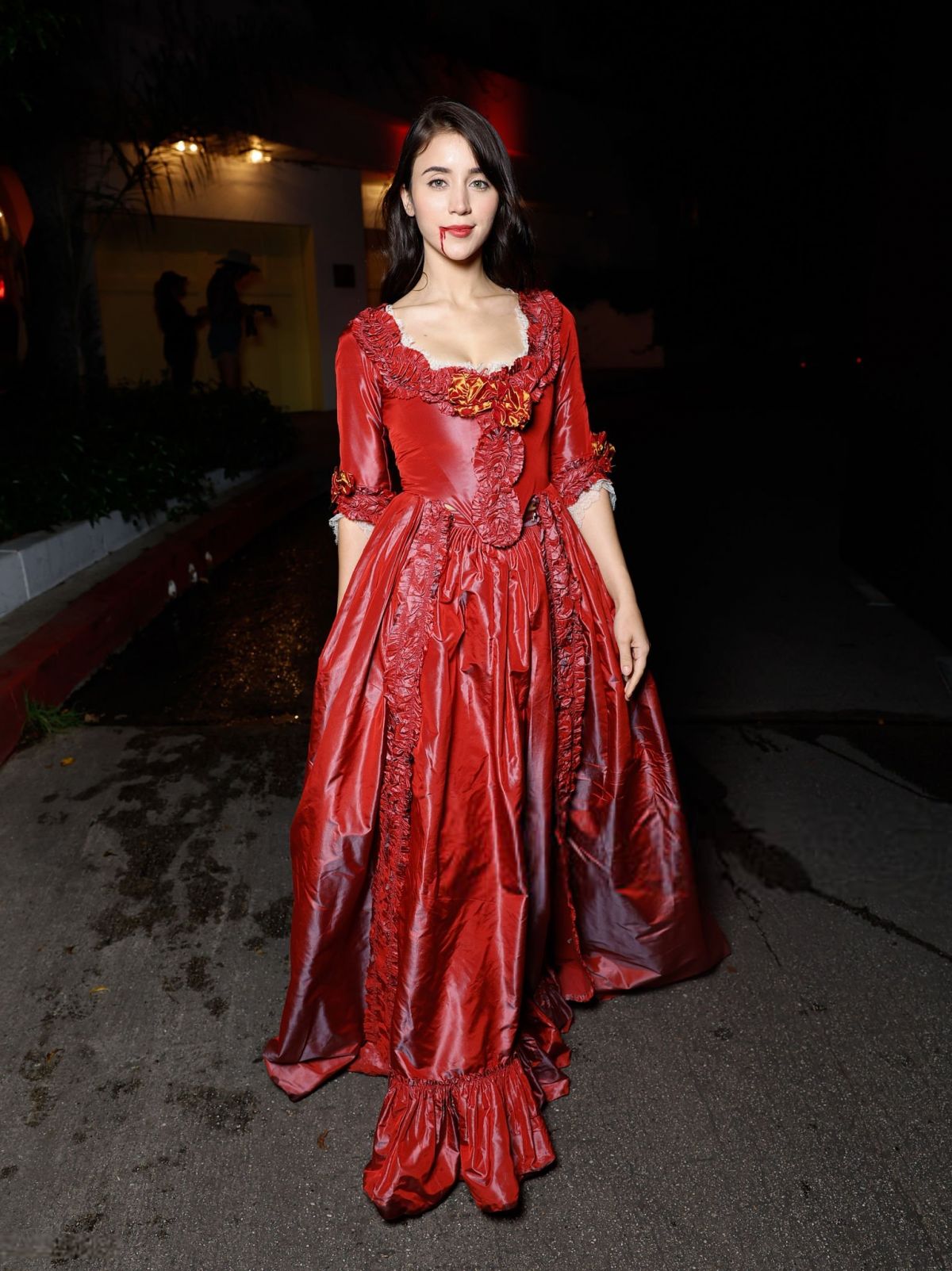 CAYLEE COWAN Arrives at Vas J Morgan’s Halloween Party in Los Angeles ...