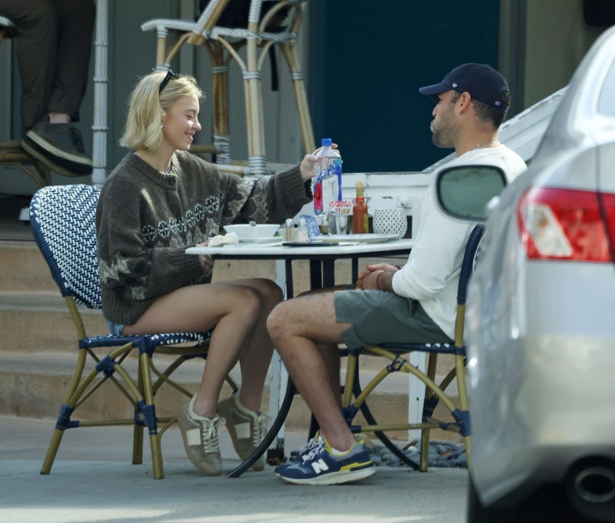 SYDNEY SWEENEY and Scooter Braun at Jeannine’s Bakery & Restaurant and ...