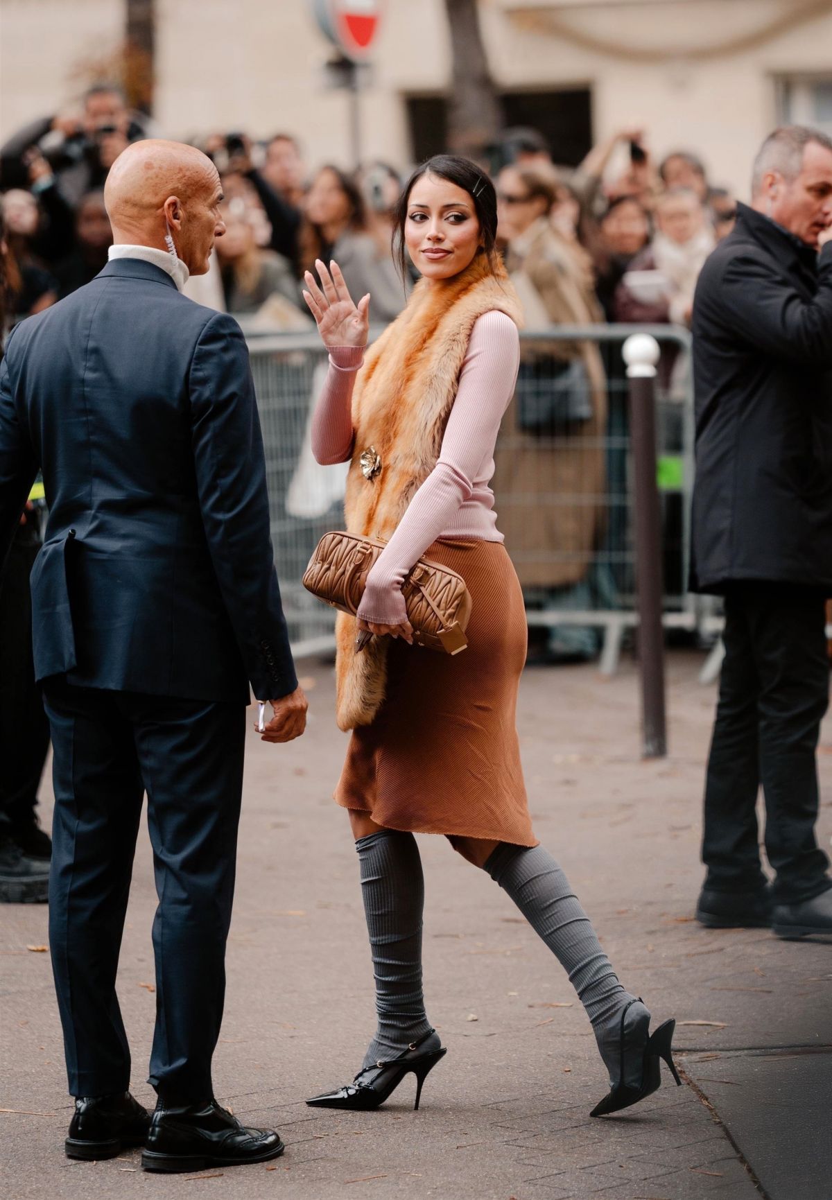 CINDY KIMBERLY Arrives at Miu Miu Fashion Show at Paris Fashion Week 10 ...