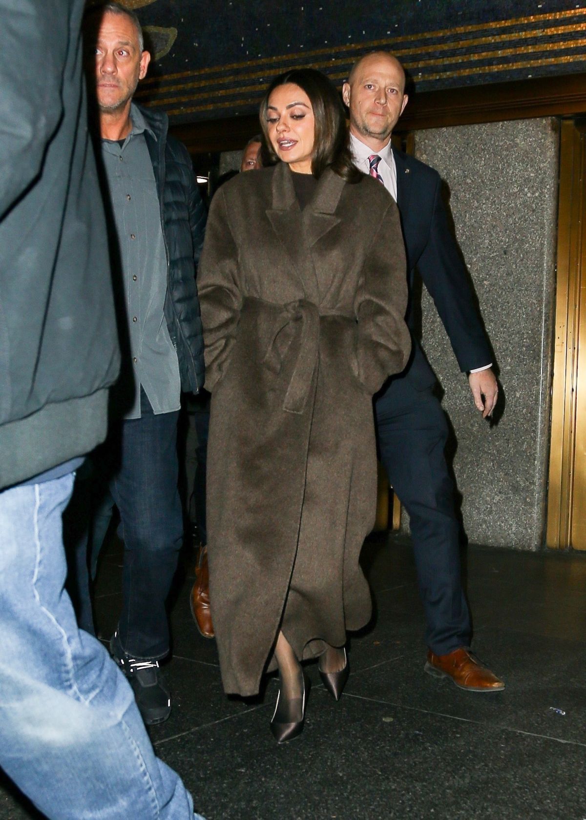 MILA KUNIS Leaves Tonight Show in New York 12/08/2025 – HawtCelebs