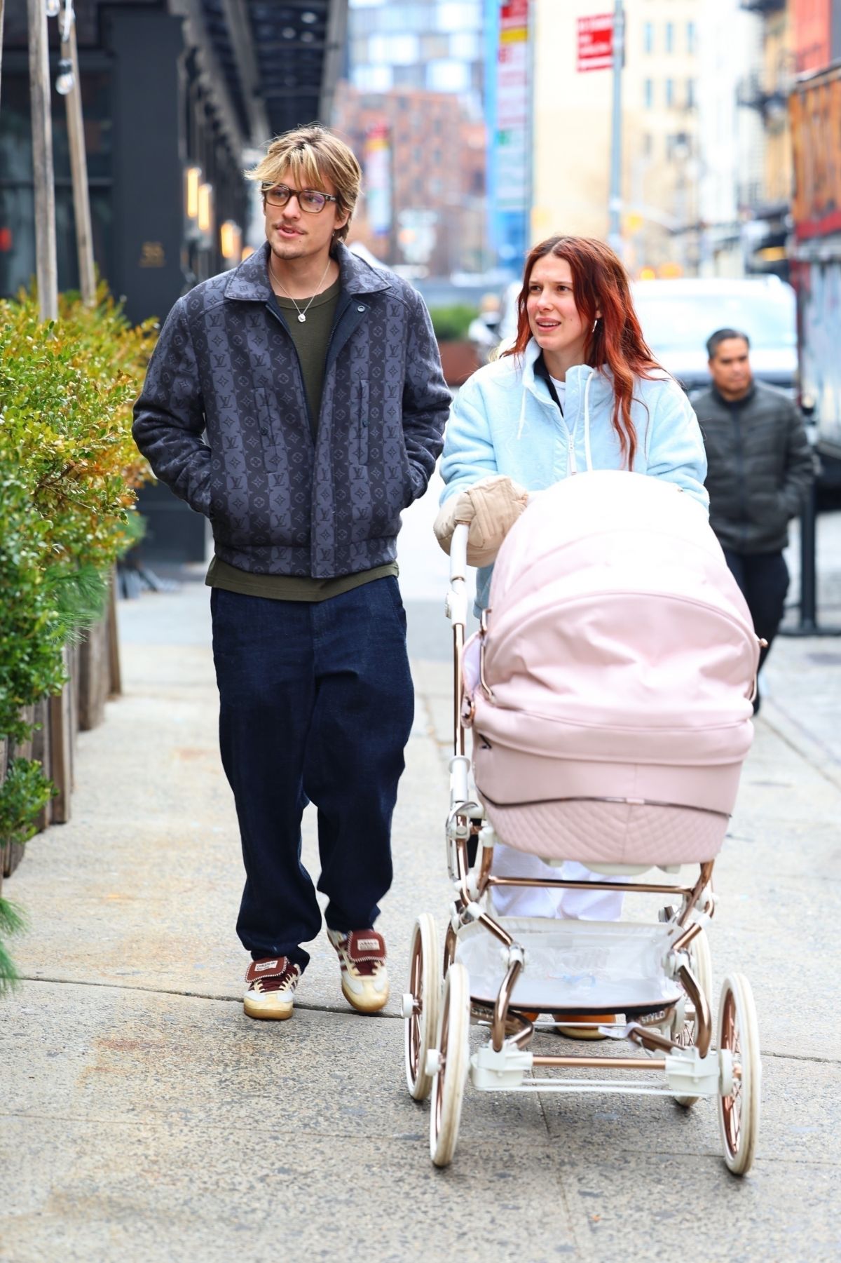 MILLIE BOBBY BROWN and Jake Bongiovi Out with Their Daughter in New ...