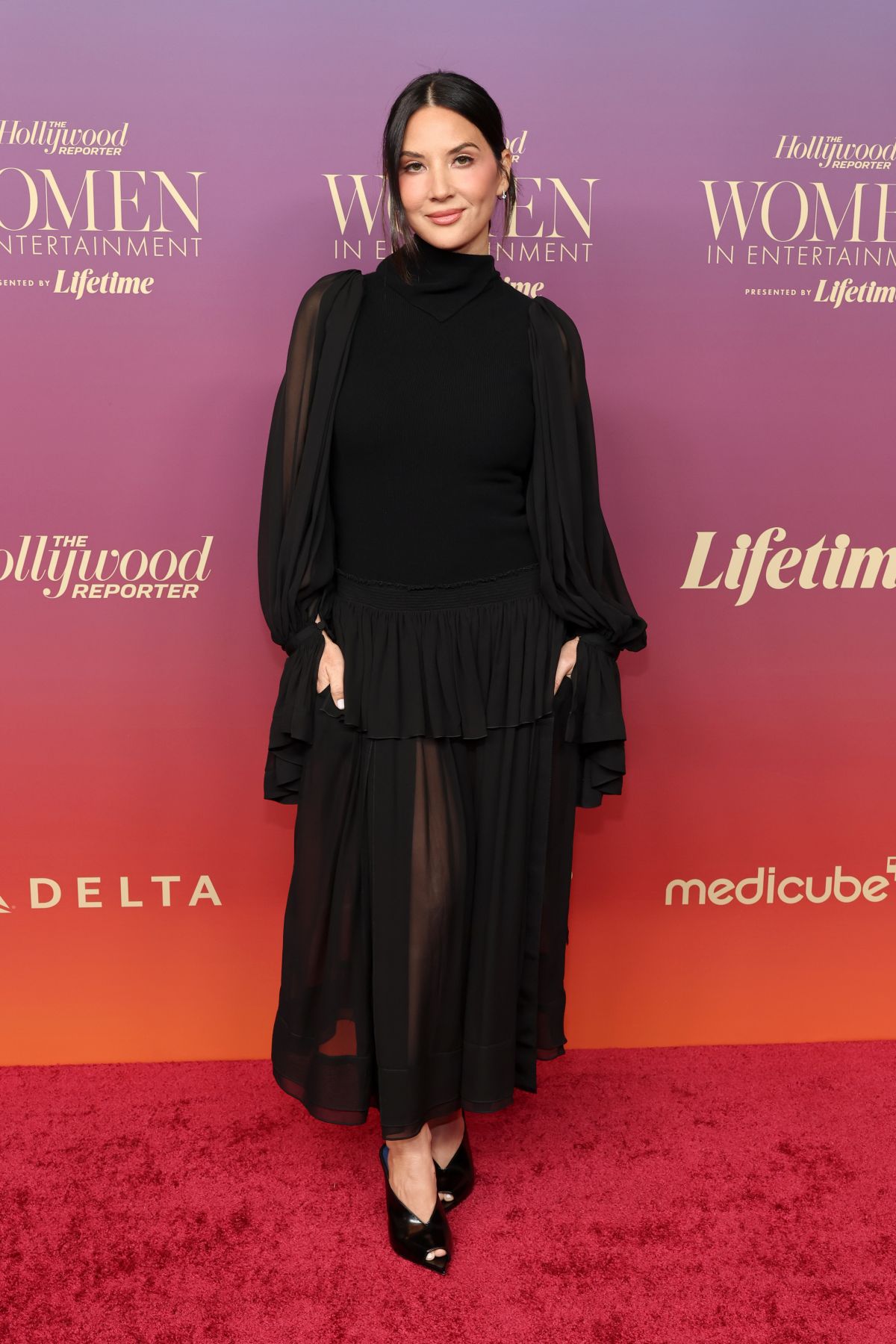 OLIVIA MUNN at The Hollywood Reporter’s Annual Women in Entertainment ...