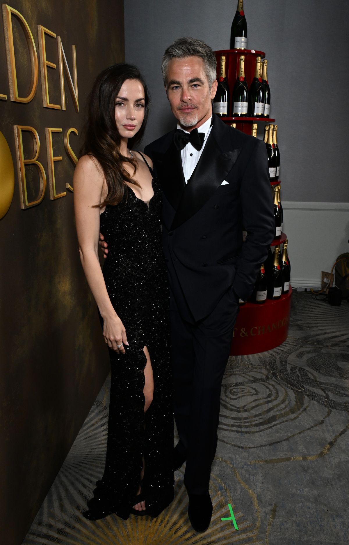 ANA DE ARMAS at Moet & Chandon at 83rd Annual Golden Globe Awards in ...