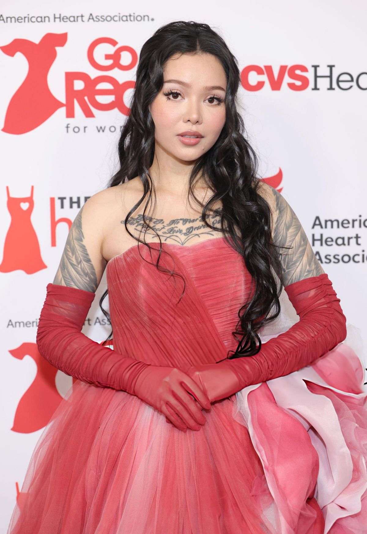 BELLA POARCH at American Heart Association Go Red For Women Red Dress ...