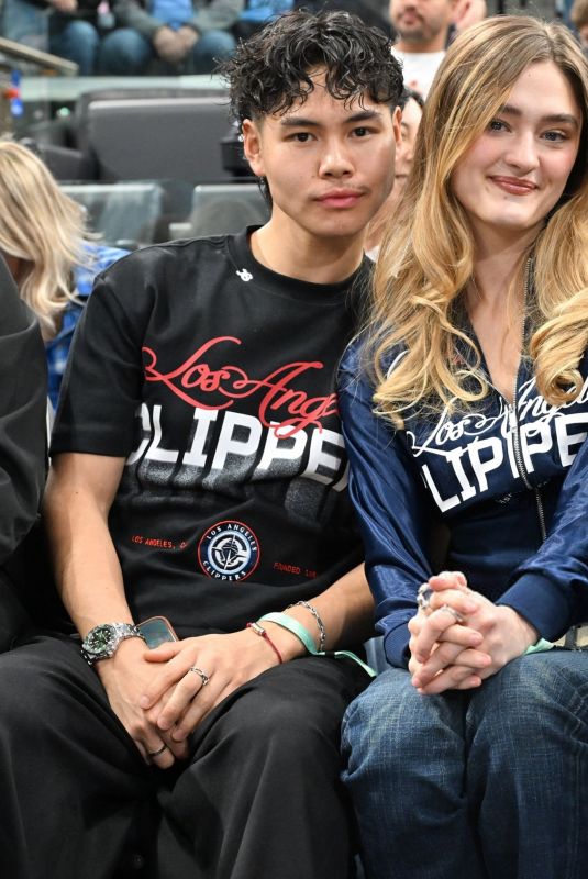 LIZZY GREENE at Brooklyn Nets vs Los Angeles Clippers Game at Intuit ...