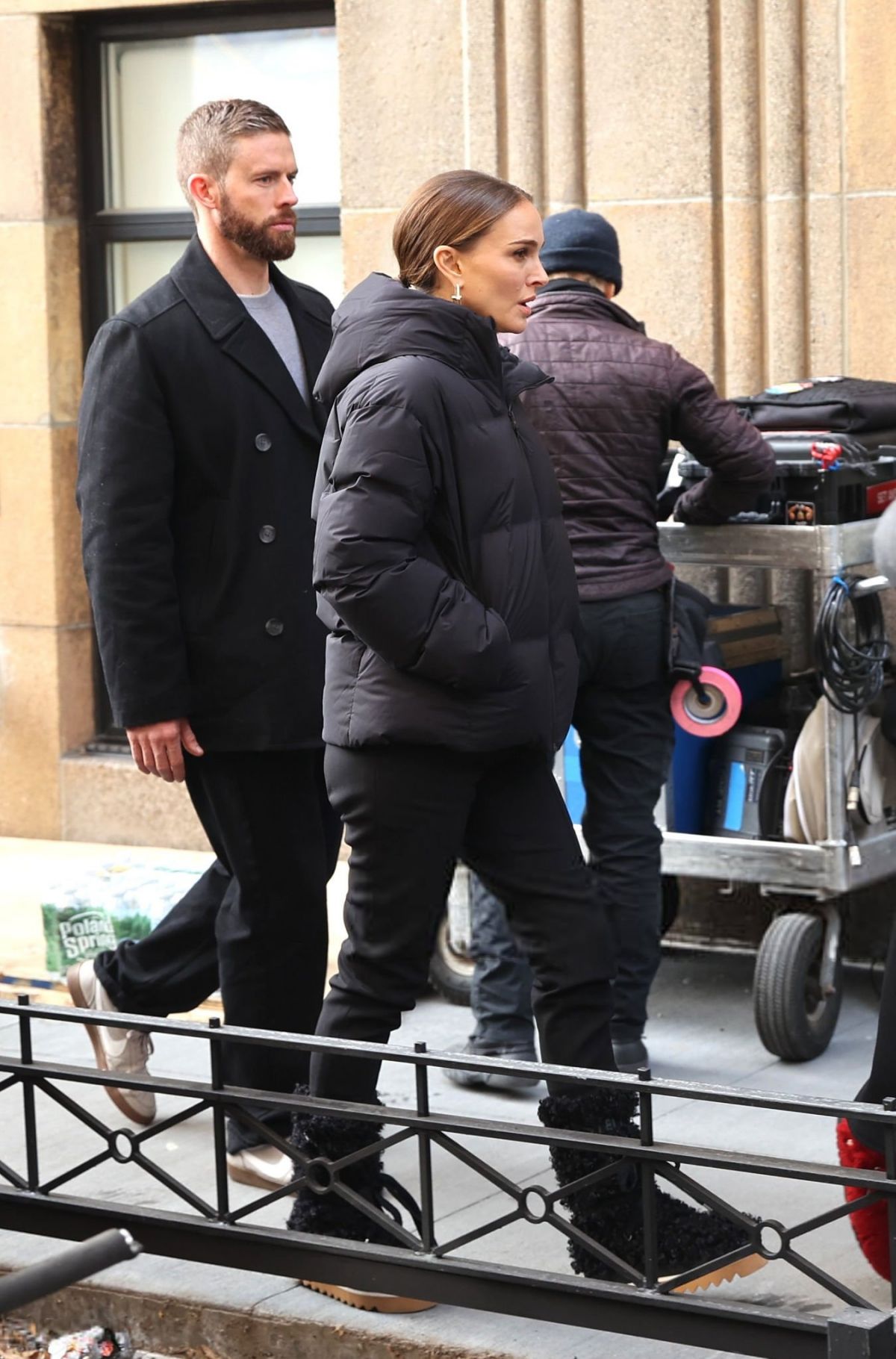 NATALIE PORTMAN on the Set of a Tiffany & Co. Commercial in Central ...