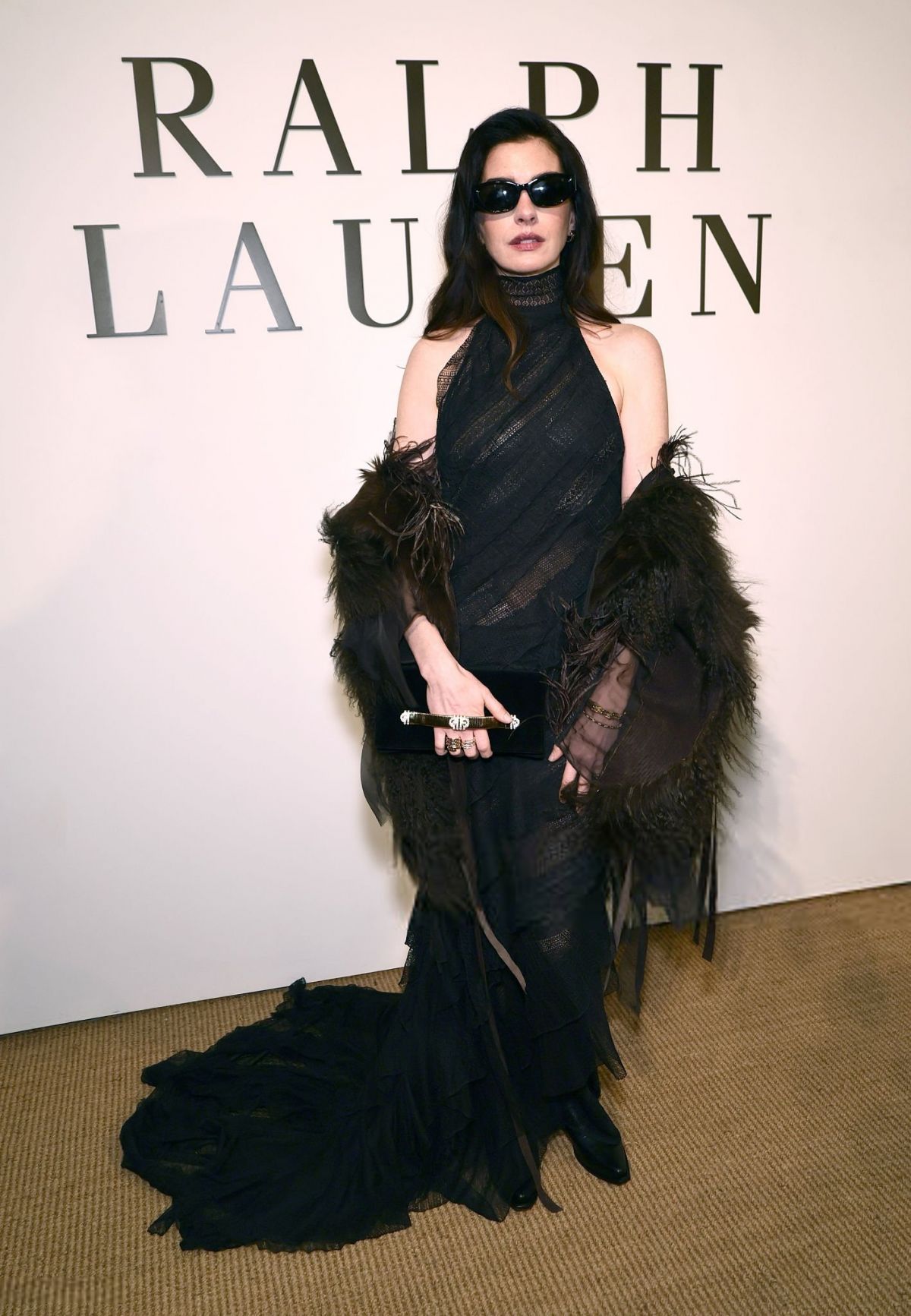 ANNE HATHAWAY at Ralph Lauren Fashion Show at New York Fashion Week 02 ...