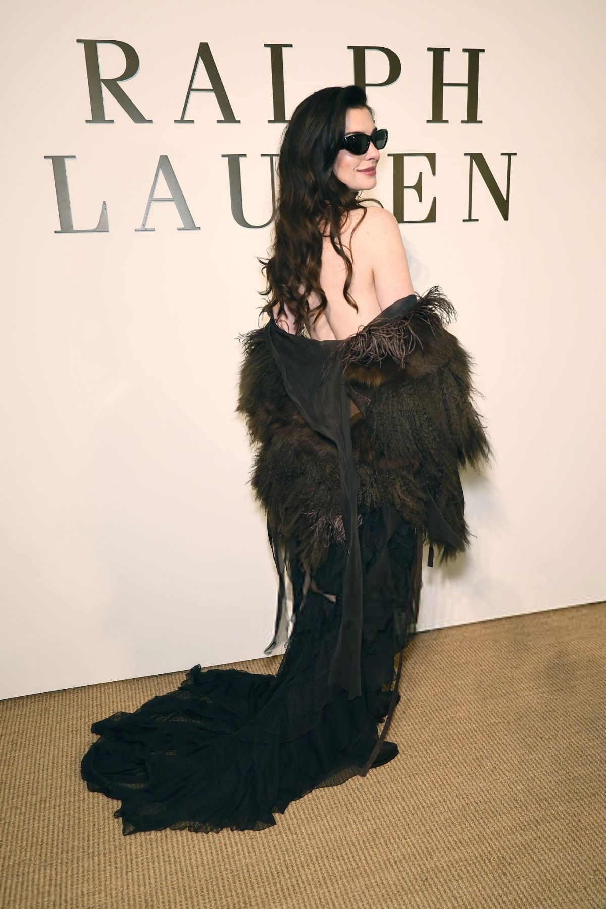 ANNE HATHAWAY at Ralph Lauren Fashion Show at New York Fashion Week 02 ...