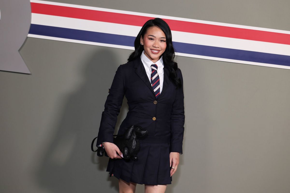 SUNISA LEE at GQ Bowl 2026: Thom Browne Fall 2026 Collection in San ...
