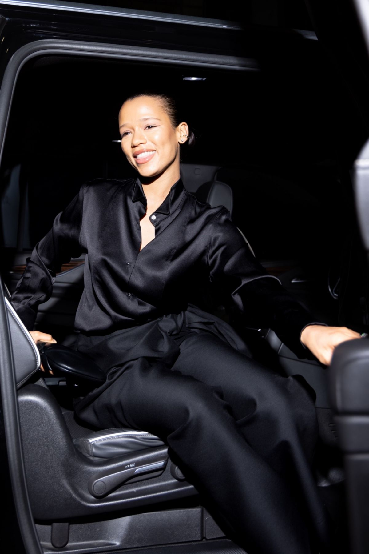 TAYLOR RUSSELL at W Magazine & Dior’s Intimate Academy Awards Dinner in ...