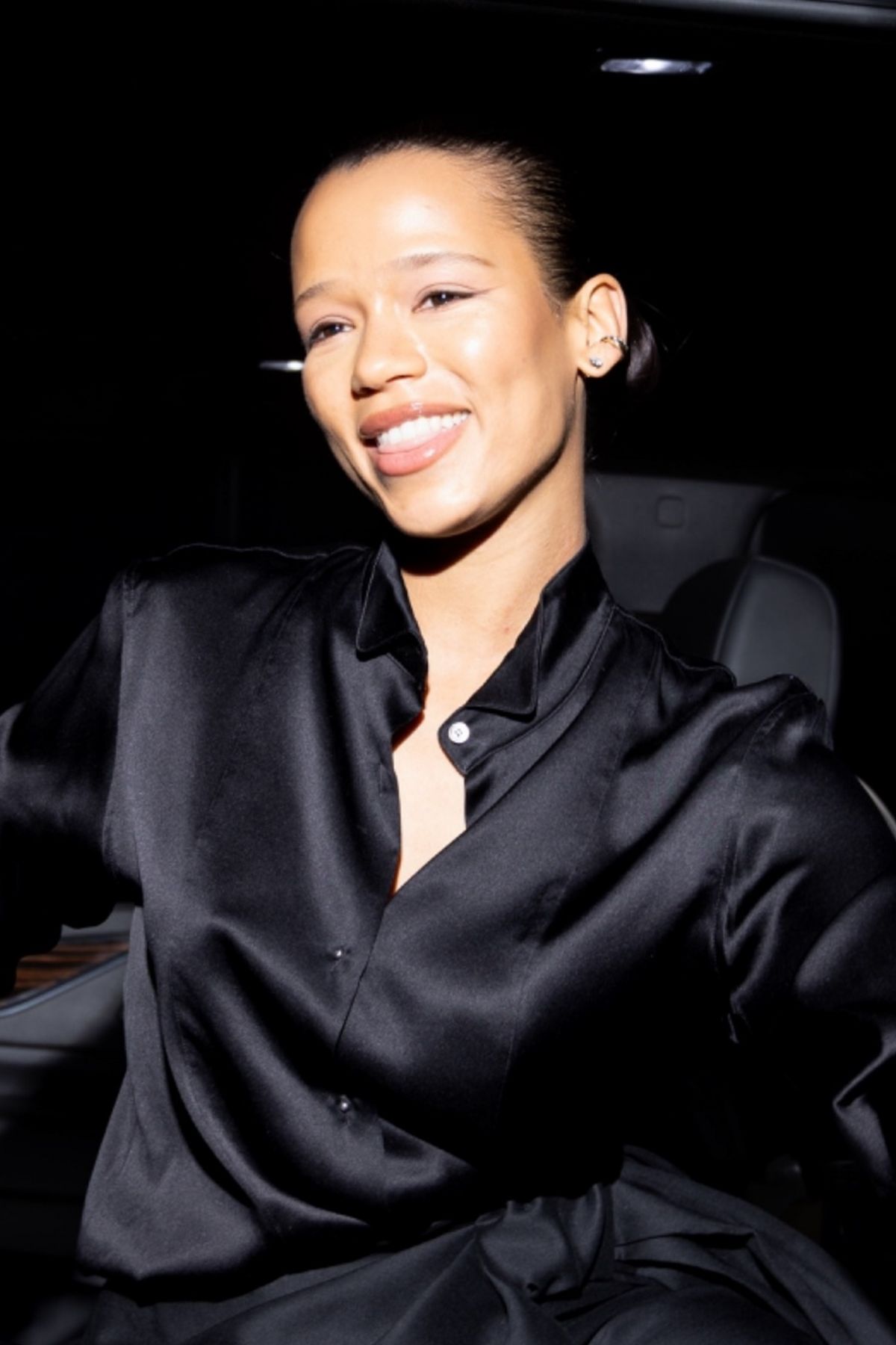 TAYLOR RUSSELL at W Magazine & Dior’s Intimate Academy Awards Dinner in ...