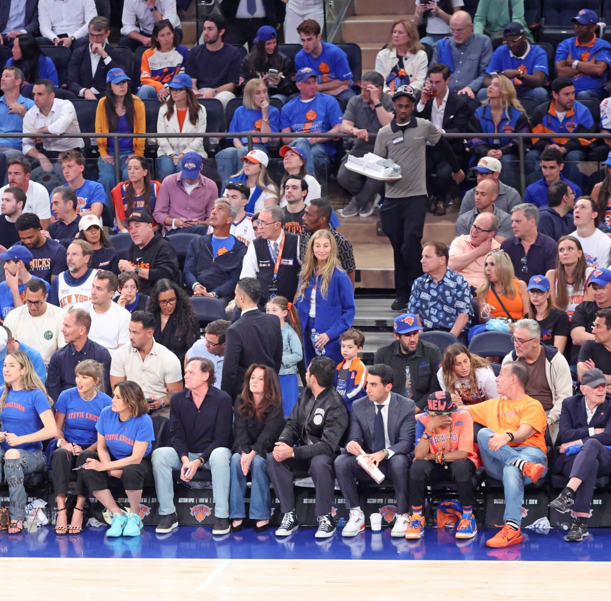 SYDNEY SWEENEY at New York Knicks vs. San Antonio Spurs Game 4 of NBA ...