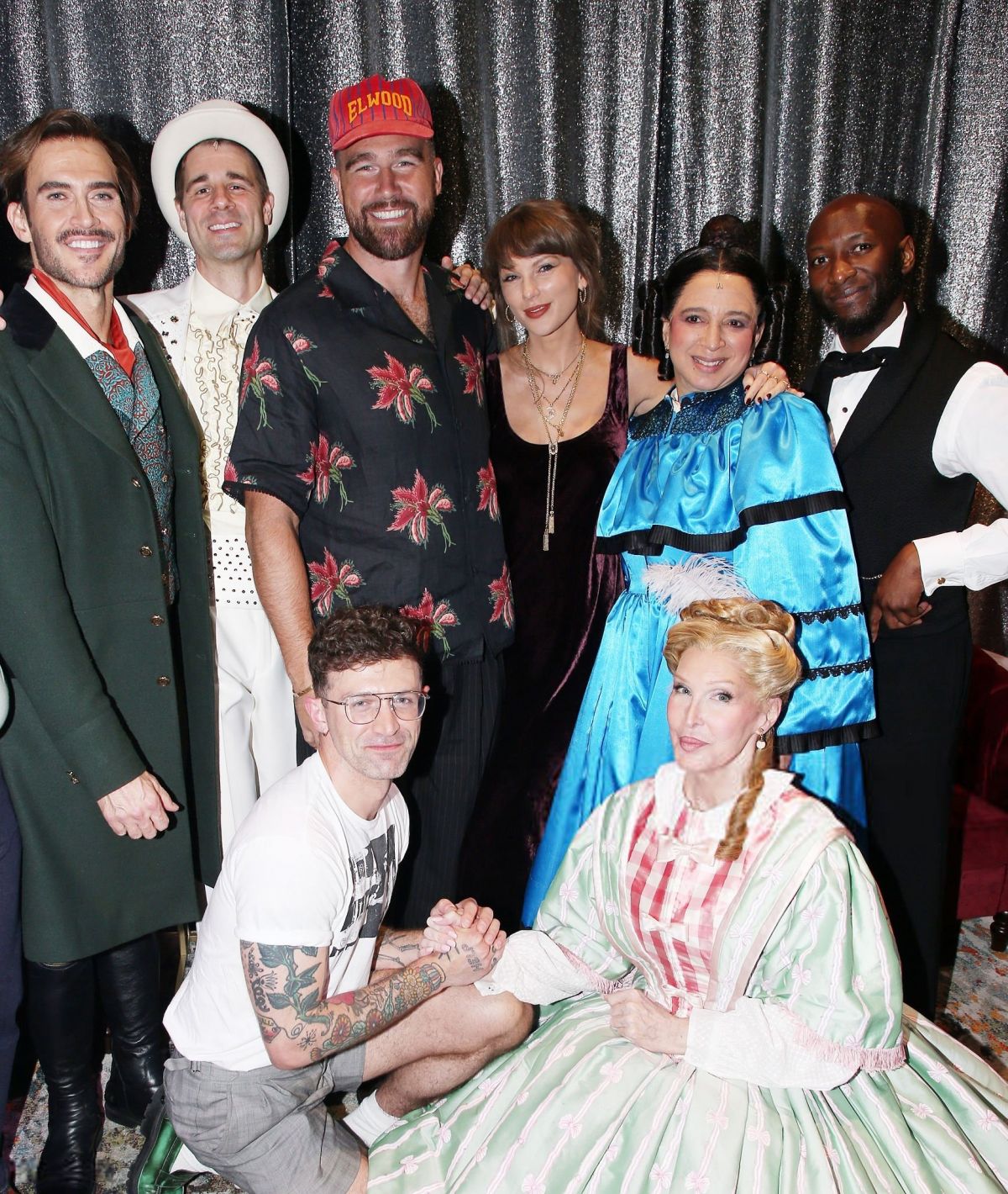 TAYLOR SWIFT and Travis Kelce Visits Cast of Oh, Mary! on Broadway in ...