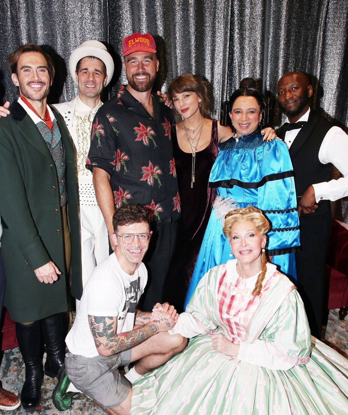 TAYLOR SWIFT and Travis Kelce Visits Cast of Oh, Mary! on Broadway in ...